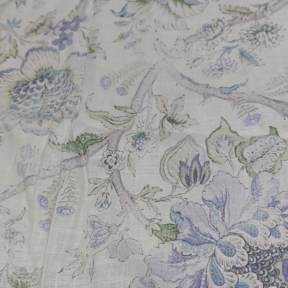 Other | Beautiful Light Color Flower Fabric Yardages 43 X 52 | Poshmark